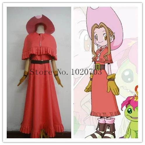Disfraz de Digimon Adventure Mimi Tachikawa, traje de Cosplay|dress ...