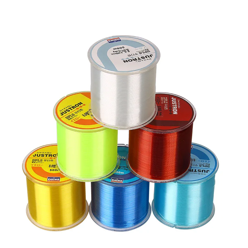 500m Fishing Lure nylon thread Artificial Fishing line 6 Colors Each ...