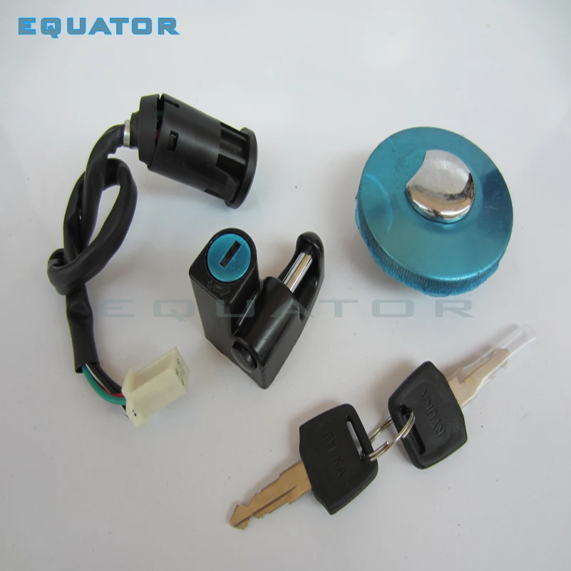 Motorcycle parts Monkey Bike4 Wire Ignition Switch fuel tank Cap Lock ...