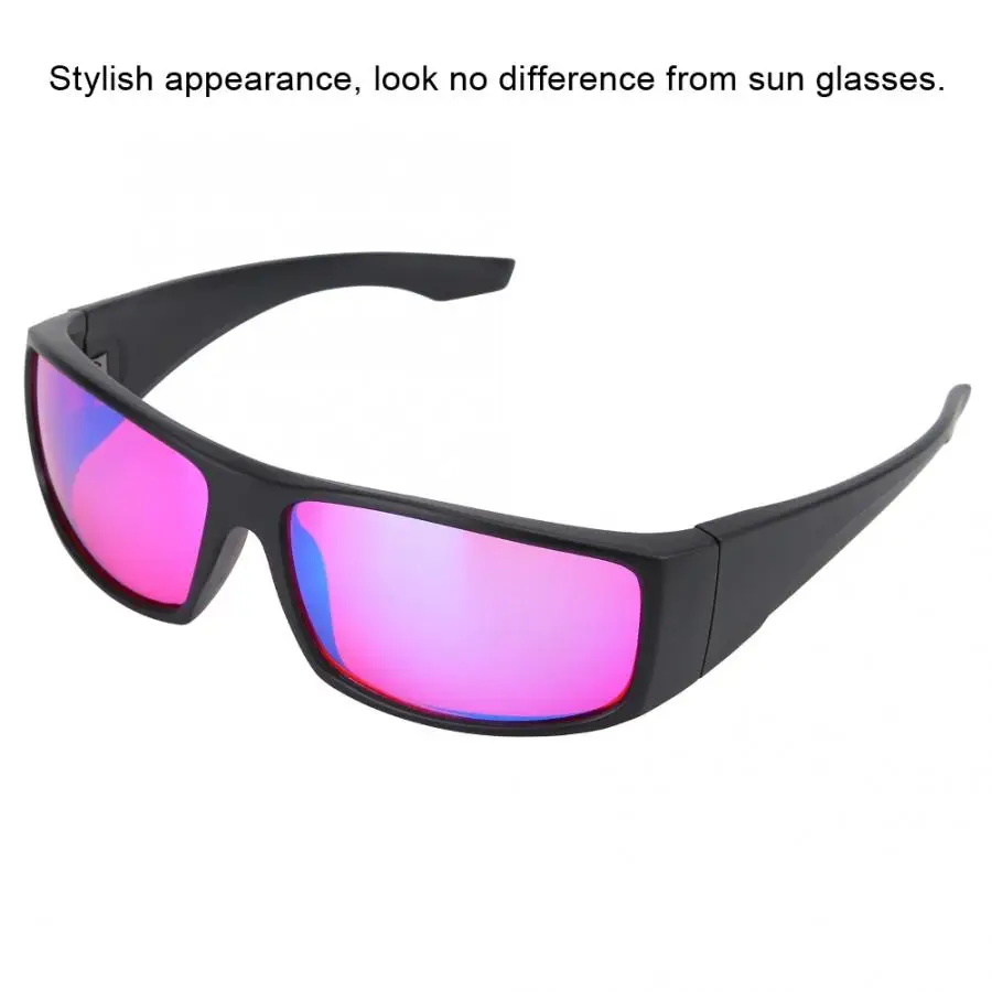 Red Green Color Blindness Weakness Glasses Anti-UV Color Blind Eyesight ...