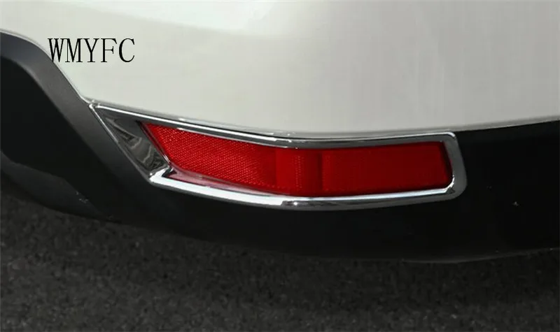 ABS Chrome Front + Rear Fog Light Lamp Cover For Nissan Rogue X-Trail ...