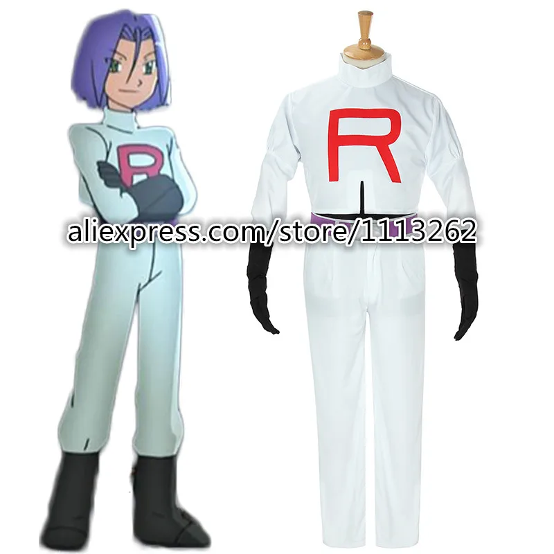 Pokemon Go Cosplay Anime Pocket Monster Pokemon Team Rocket James ...