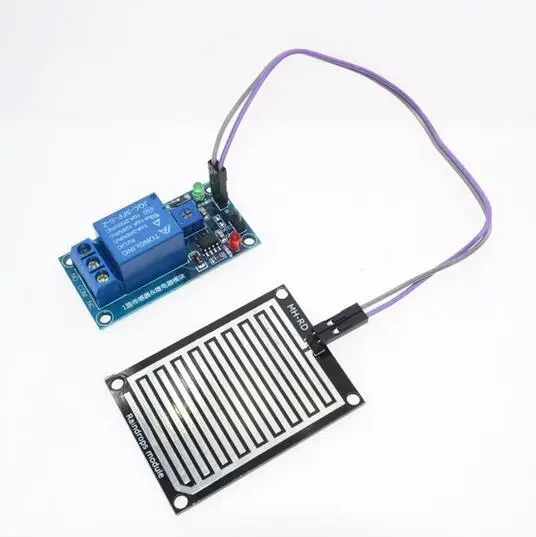 5v Raindrops Controller Module With Relay Rain Sensor Module Foliar