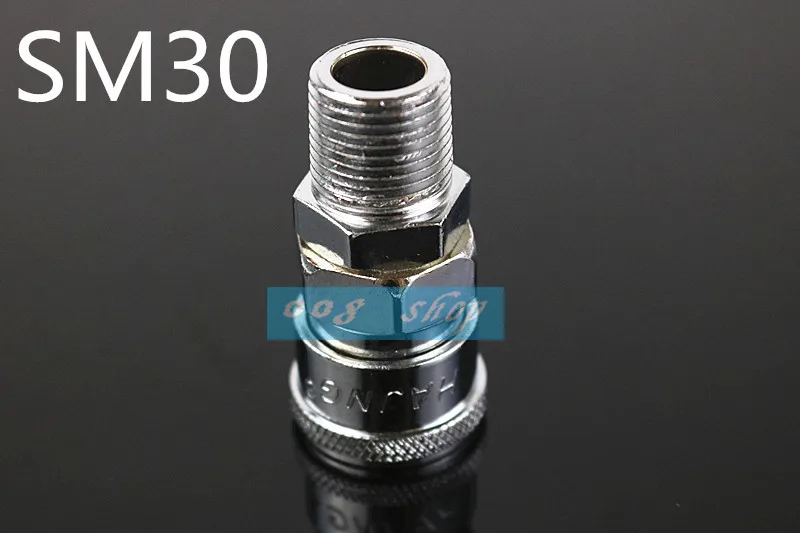 SM30 3/8 인치 SM 소켓 수나사 퀵 커플 링, 퀵 커플러 공압 부품 피팅|공압부품| - AliExpress