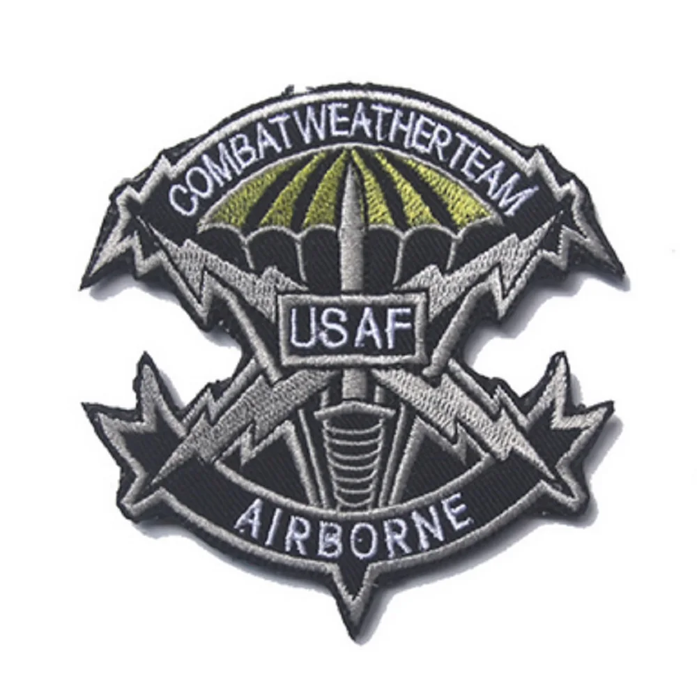 3pcs/lot 3D Embroidery patches Loops And Hook USAF patches US Air Force ...