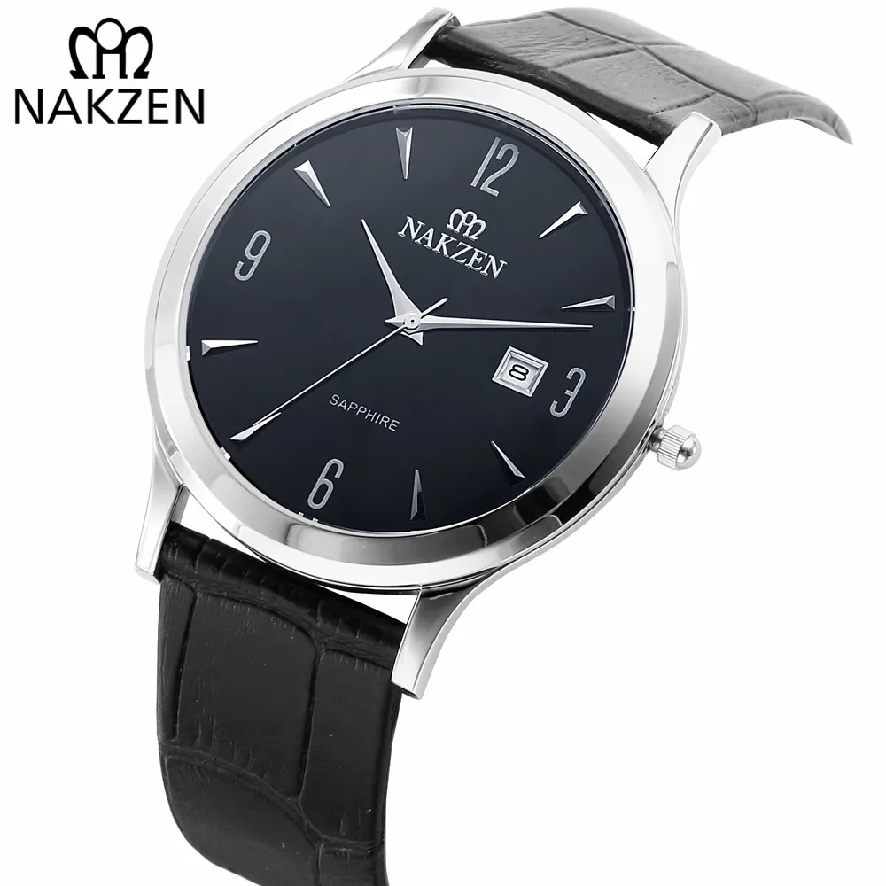 NAKZEN Top Luxury Brand Full Analog Display Date Men's Quartz Watch ...