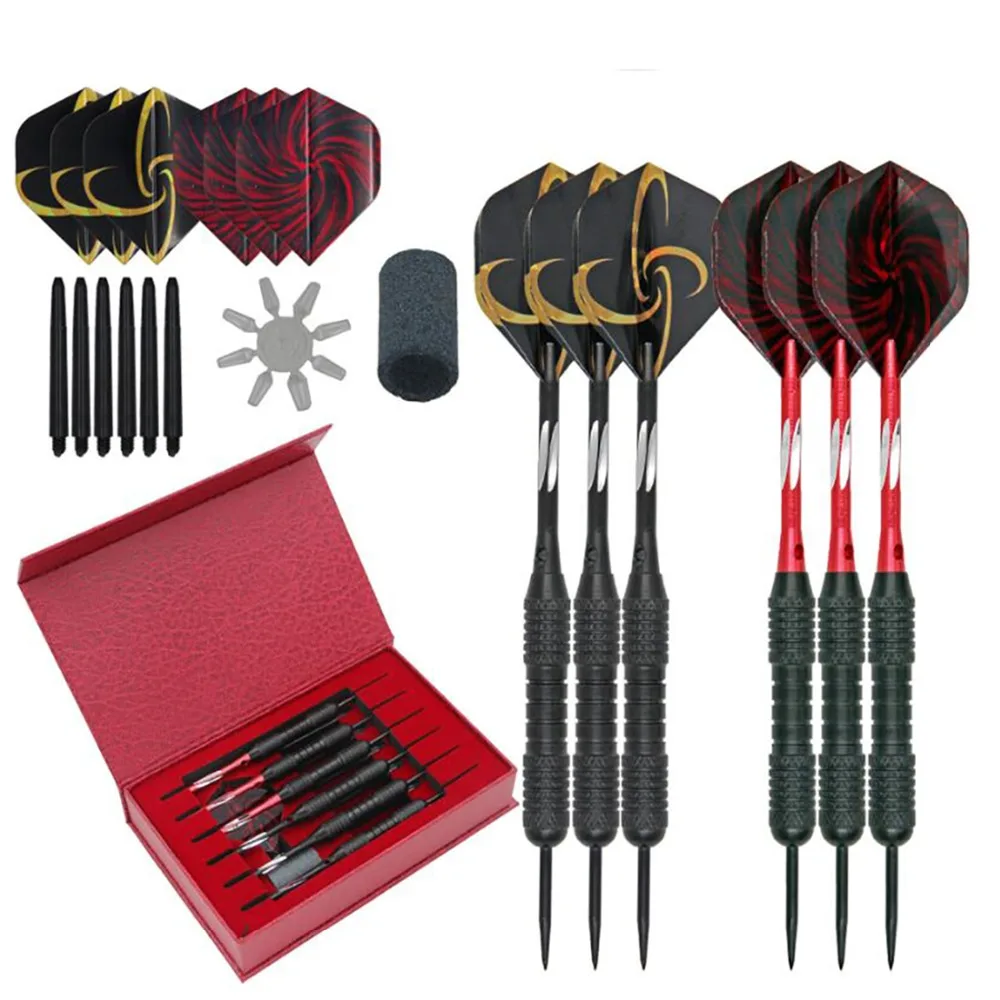 6pcs Professional Darts 25g 26g Steel Tip Fishing Dart With Steel Dart ...