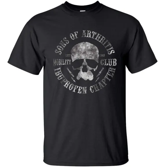 Sons Of Arthritis t shirt men Biker Motorcycle Summer funny Gift casual ...