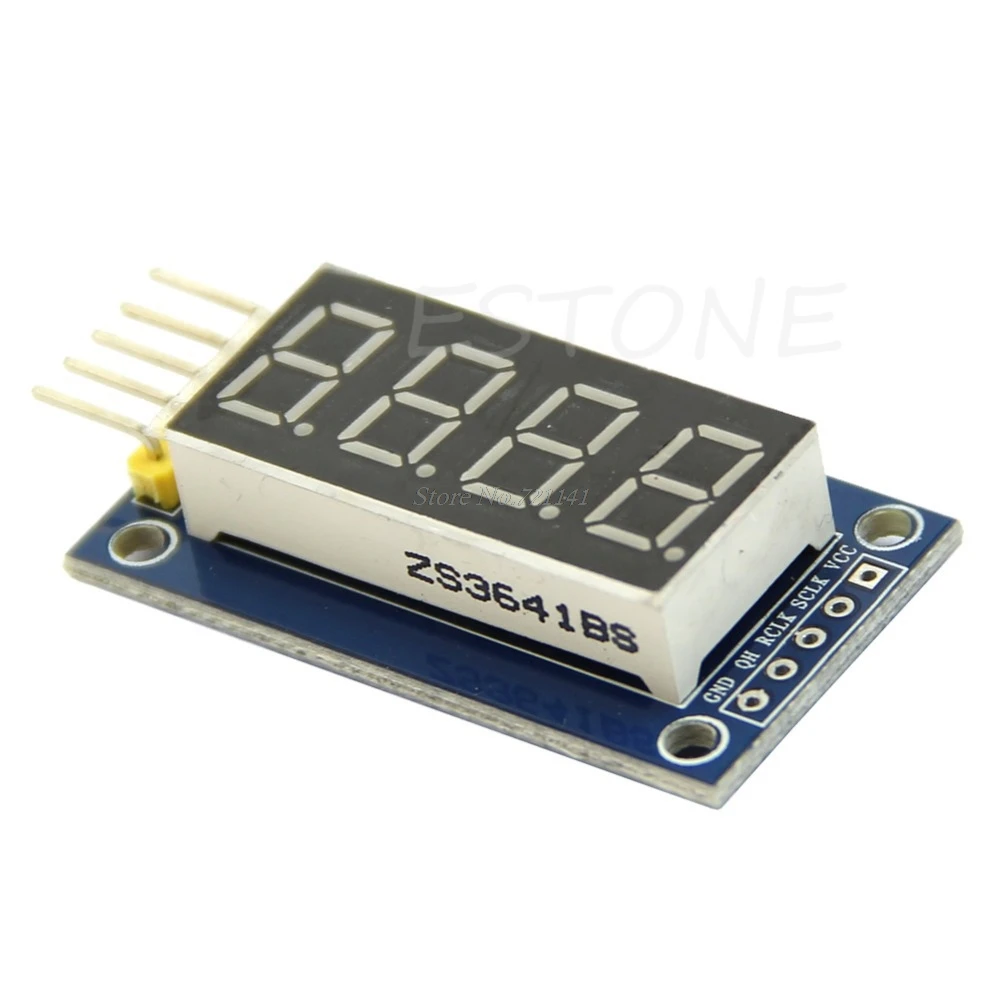 4 Bits Digital Tube Led Display Module Four Serial For 595 Driver ...