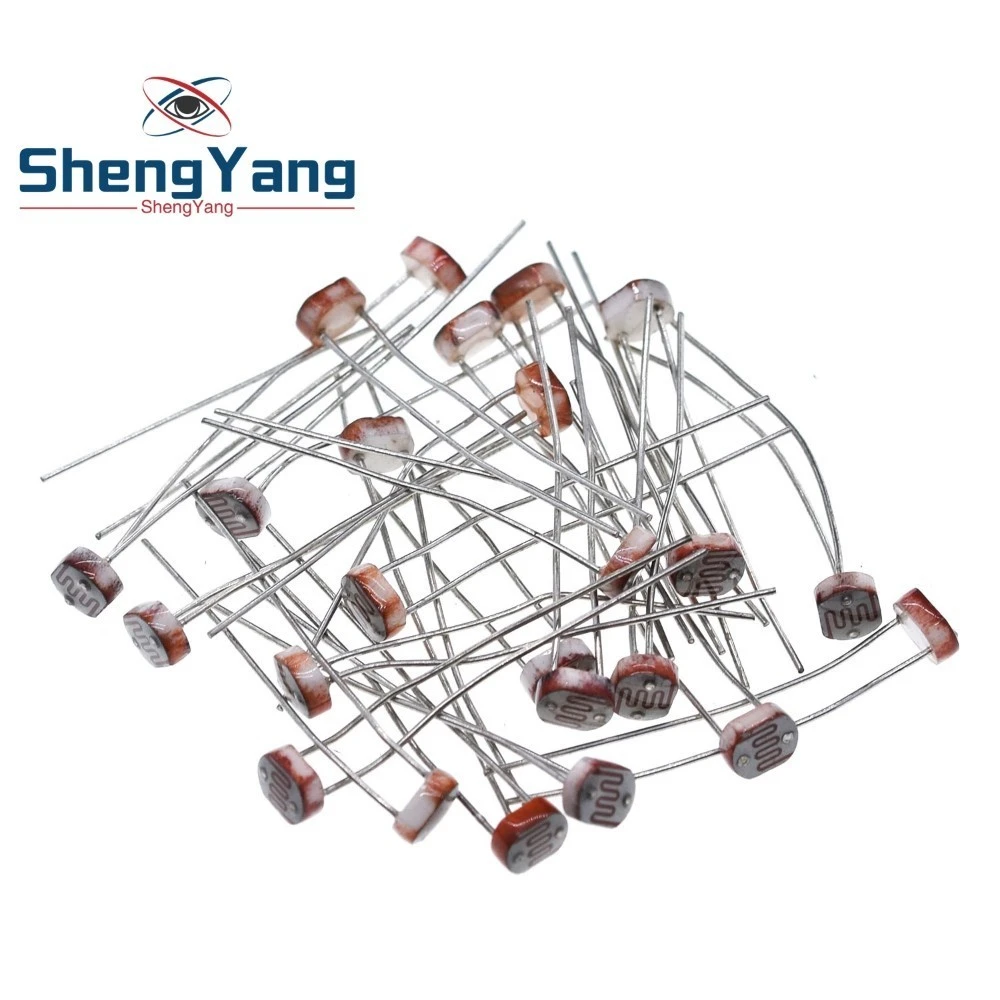 20pcs Ldr Photo Light Sensitive Resistor Photoelectric Photoresistor ...