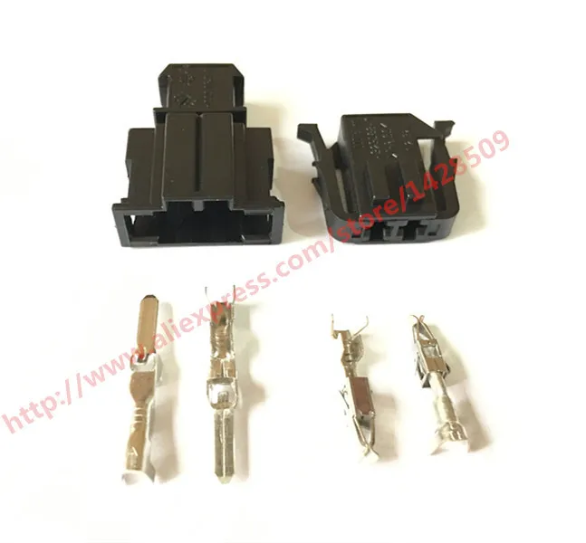 20 Set Female Male Auto 2 Pin ABS Sensor Wire Harness Connector Socket ...
