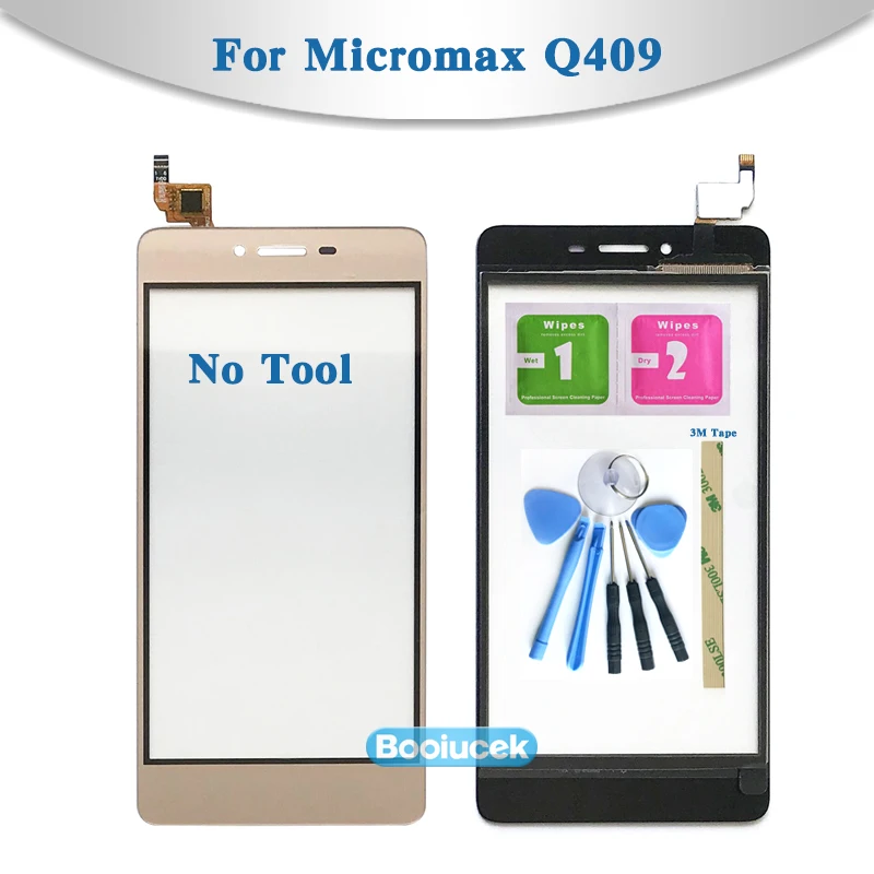 Высокое качество 5," для Micromax Q409 сенсорный экран дигитайзер сенсор внешняя стеклянная ...