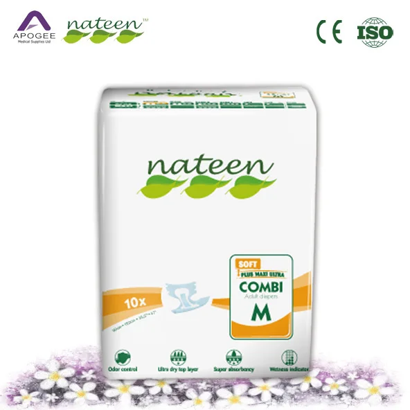 Nateen Adult Diaper With X-soft-medium For Incontinence People - Adult ...