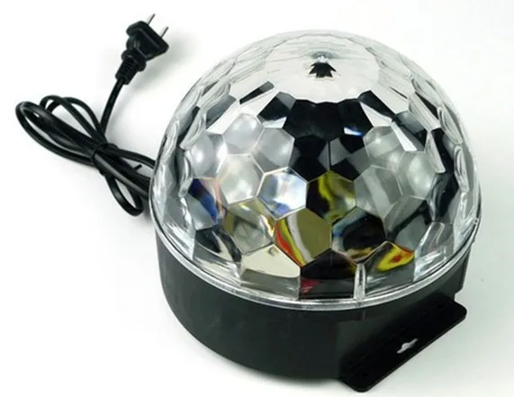 Rasha Cheap 6 Colors LED Crystal Magic Rotating Ball Light RGB Disco ...