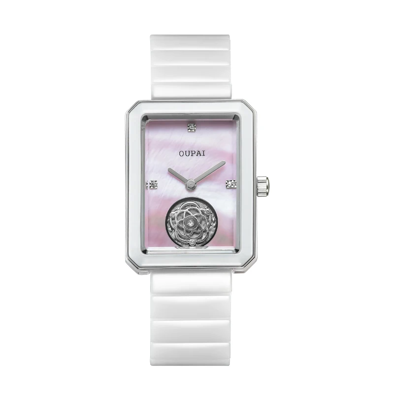 OUPAI-reloj-de-cuarzo-de-cer-mica-aut-ntica-para-mujer-accesorio-de ...