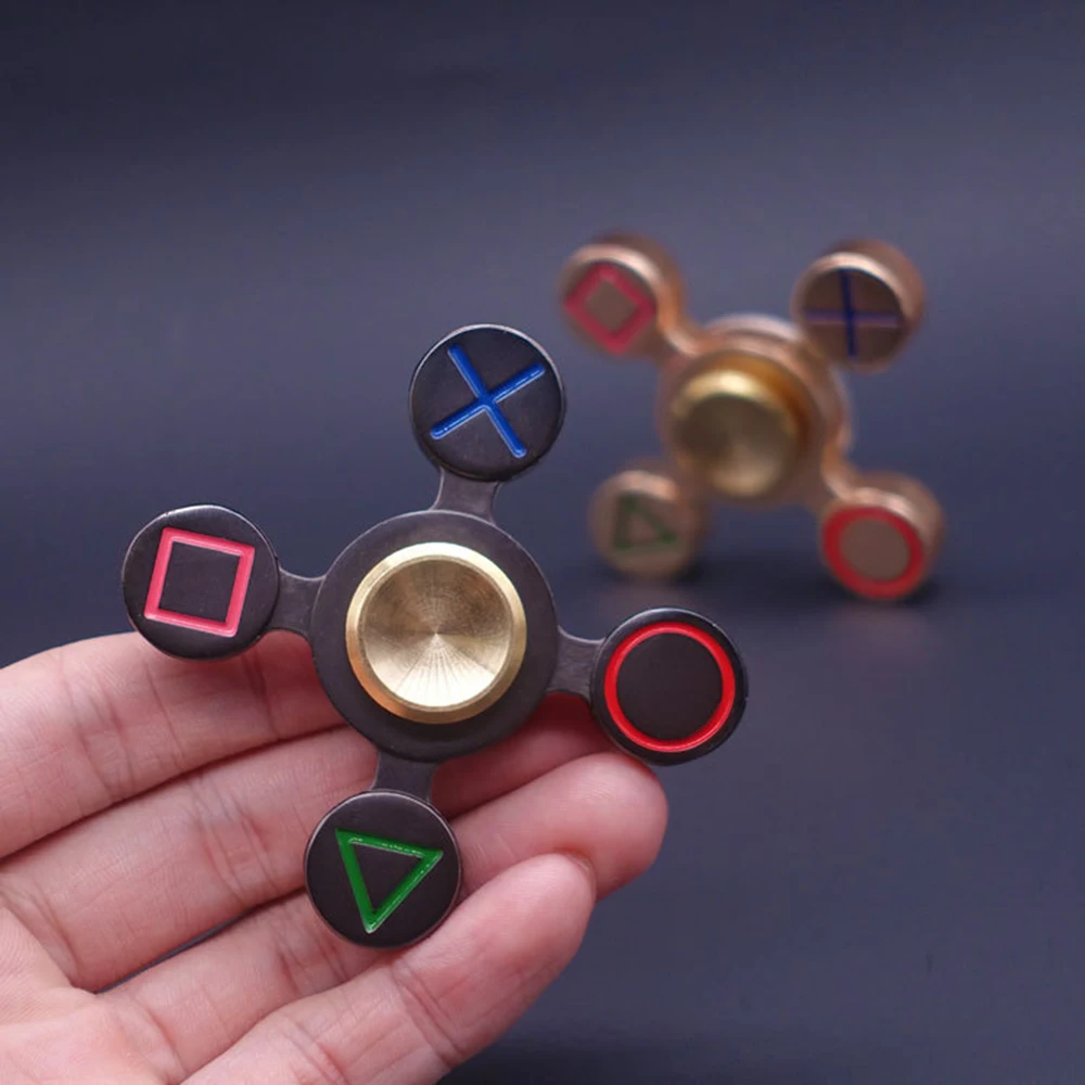 New Playstation Ps Controller Zinc Alloy Fidget Spinner Finger Spinner ...