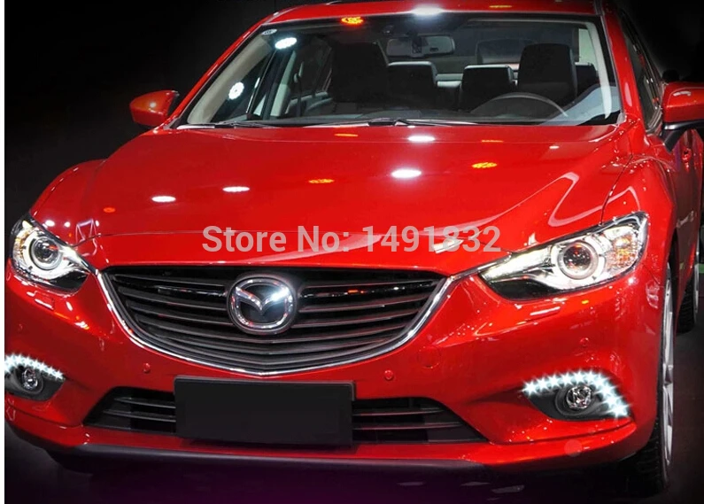 Mazda 6 M6 ATENZA 2013 2014 LED DRL Daytime running light Fog lamp with ...