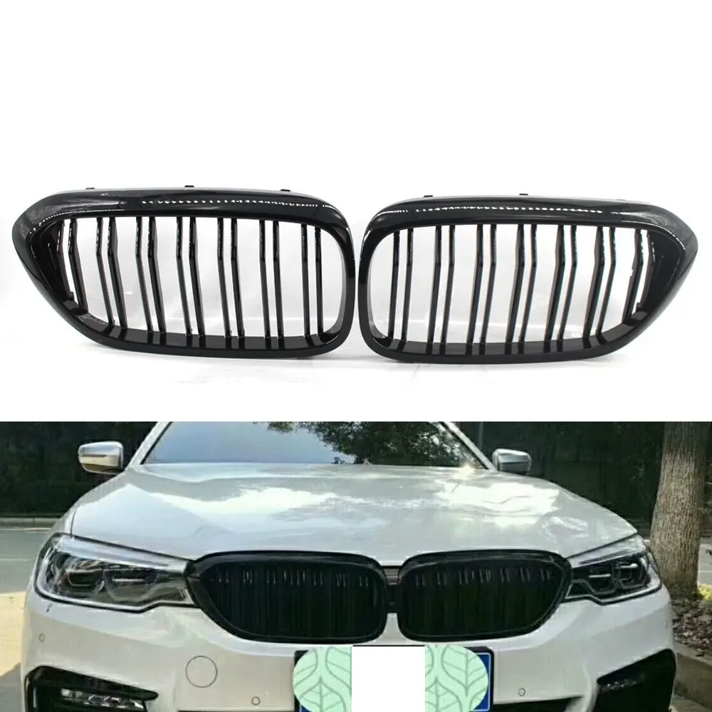 BMW G30 G38 2018 51137390865/51137390867 /51137390866 용 새로운 광택 블랙 전면 더블 ...