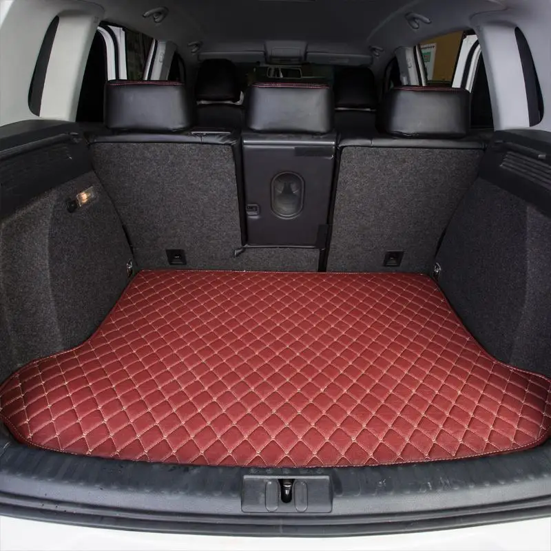 Leather Car trunk mat cargo carpet for Subaru Forester Legacy Outback ...