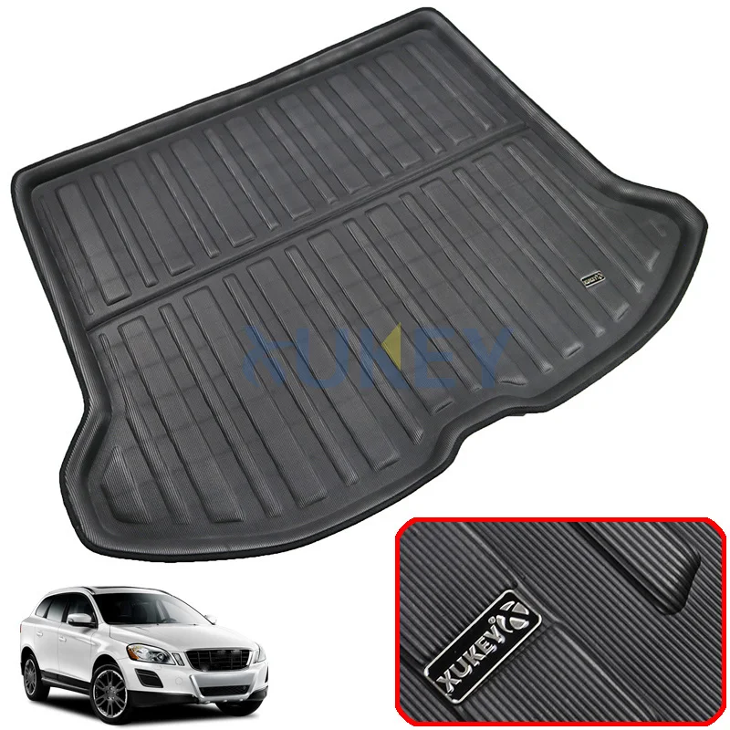 Fit For Volvo Xc60 2009-2017 Boot Mat Rear Trunk Liner Cargo Tray Floor ...