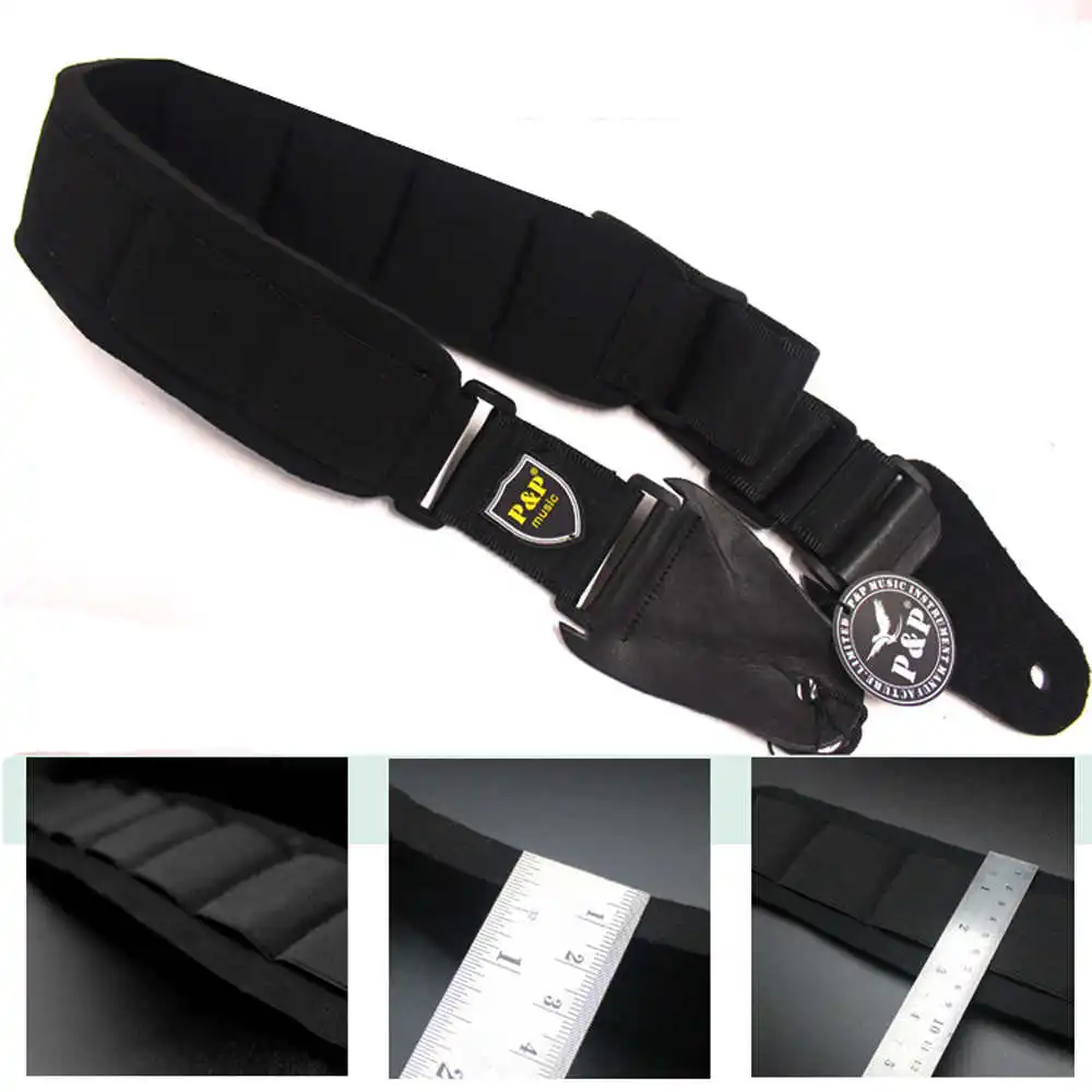 High Grade Sponge Pads Rock Guitar Strap Electric Guitar Acoustic Guitar Folk Guitar Bass Strap