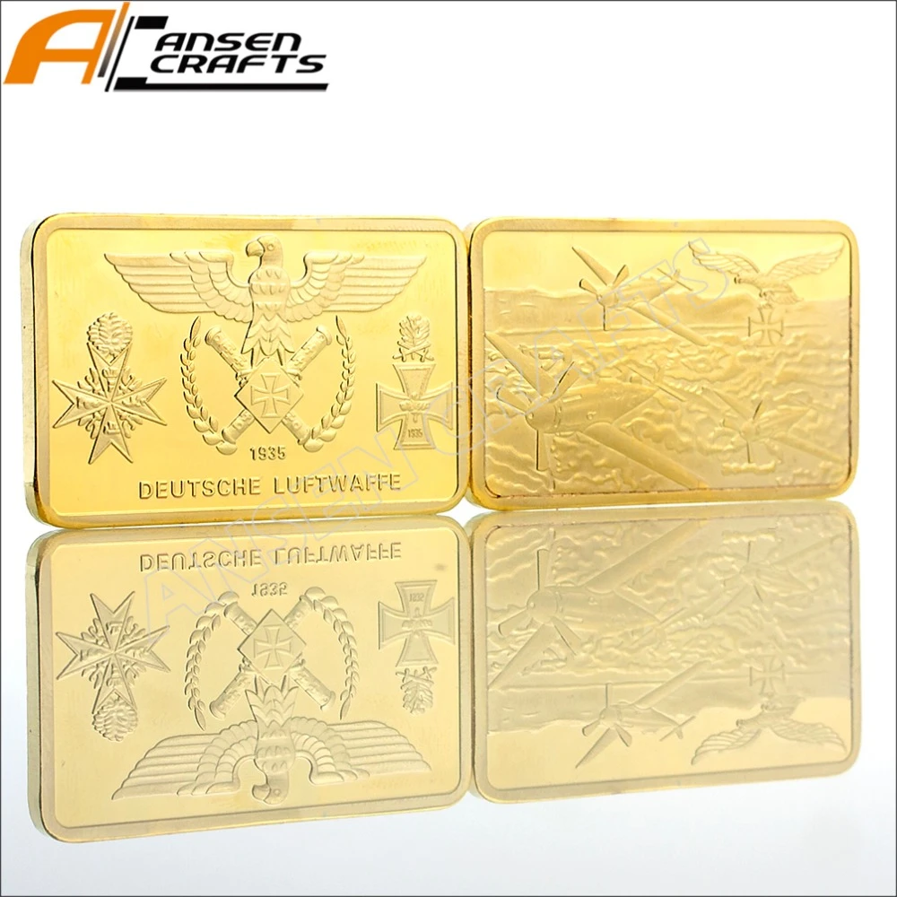 WWII German Deutsche Luftwaffe Bullion Ingot Bar|Pins & Badges ...