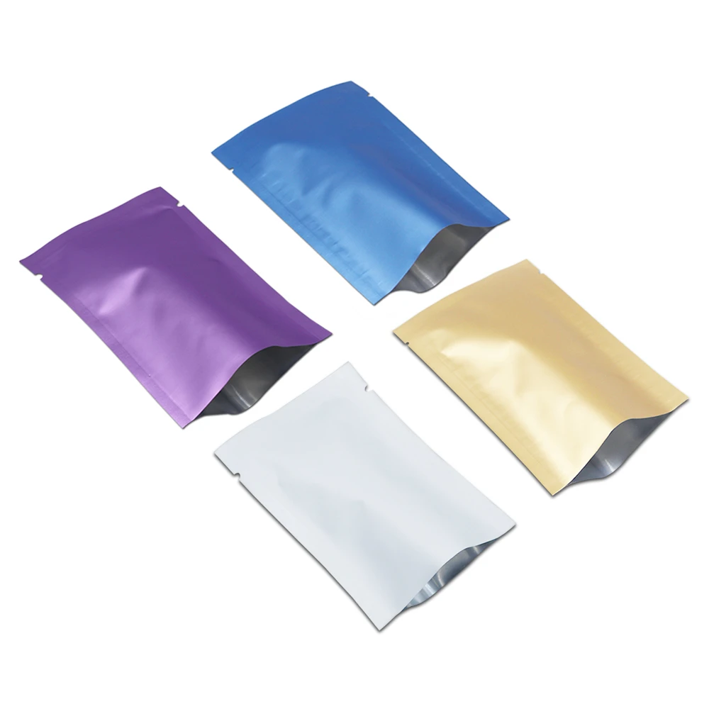 100pcs-lot-Matte-Open-Top-Pure-Aluminum-Foil-Heat-Sealable-Packing ...