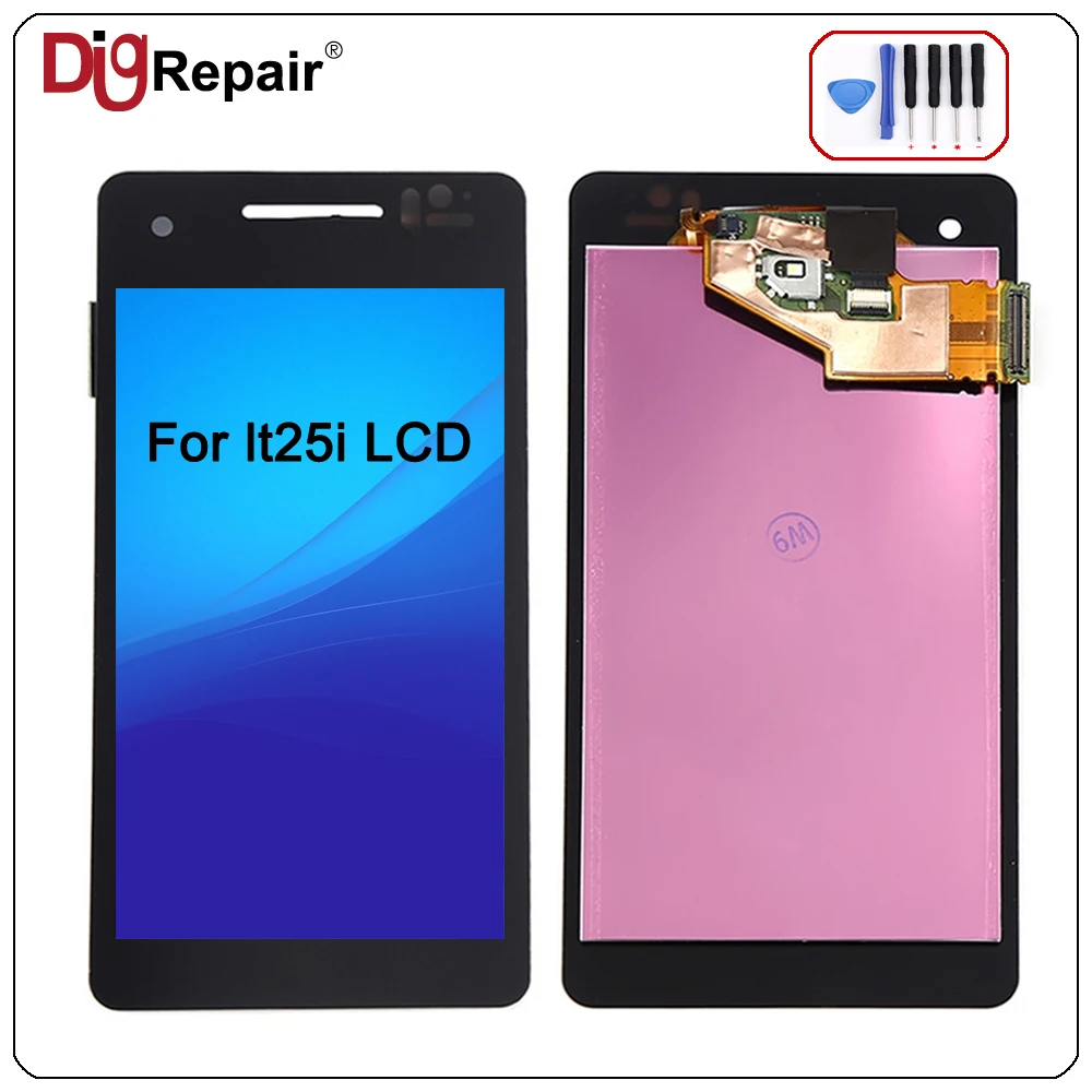 For Sony Xperia V LT25 LT25I LCD Display Touch Screen With Digitizer for-sony-xperia-v-lt25-lt25i-lcd-display-touch-screen-with-digitizer