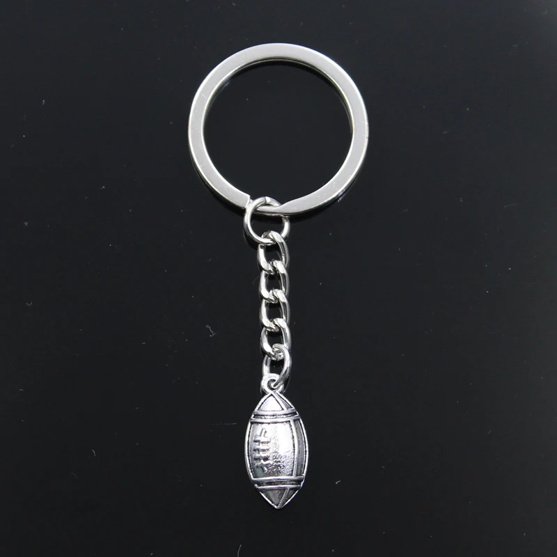 Fashion-Keychain-22x10mm-Rugby-Football-Pendants-DIY-Men-Jewelry-Car ...