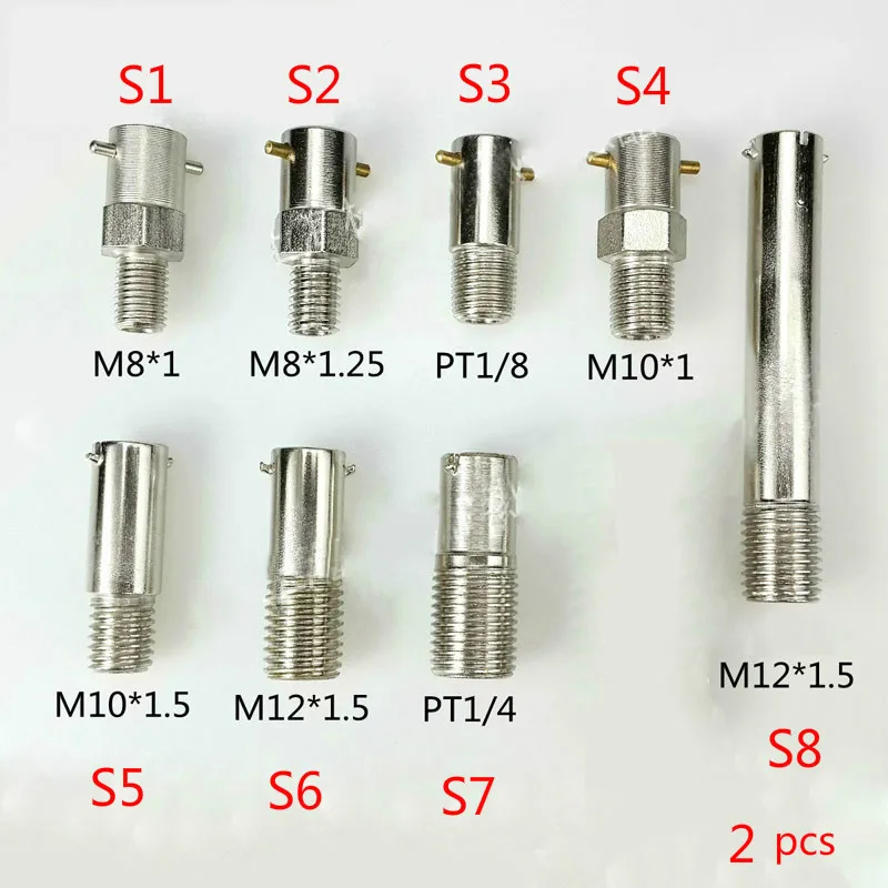 M8 m10 m12 pt1/8 "pt1/4"おねじ春温度センサー熱電対ヘッドネジ頭熱電対部品