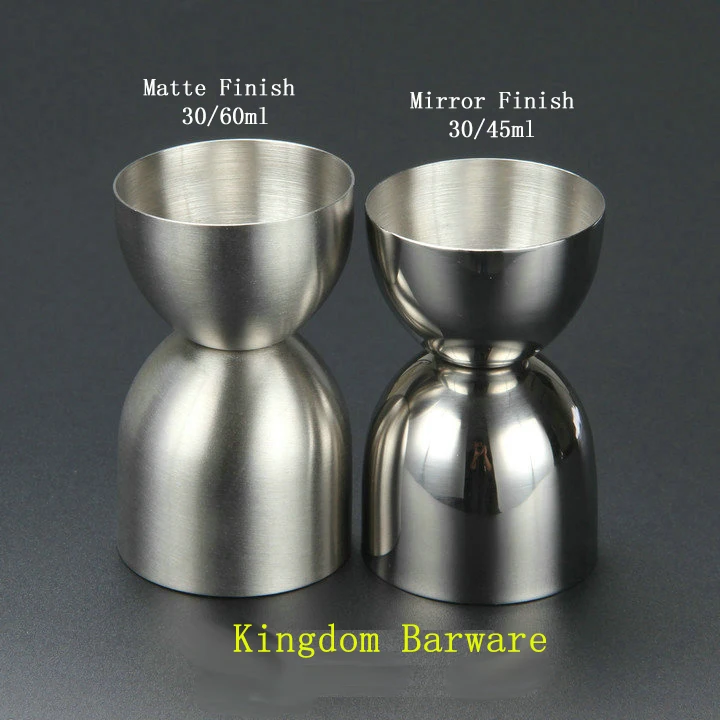 Stainless Steel D Shaper Jigger 30 45ml & 30 60ml Jigger Bar Meaures ...