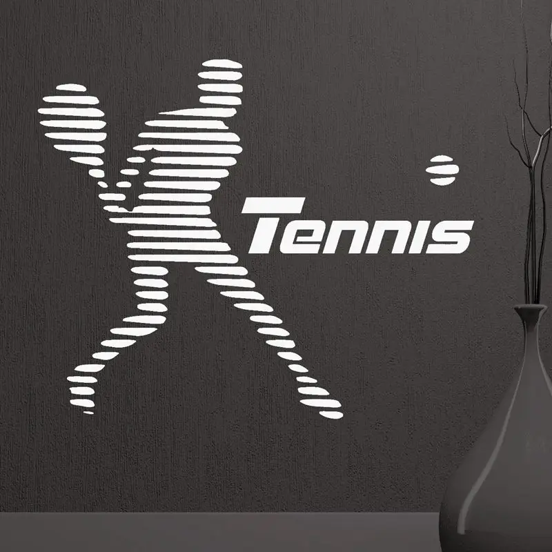 Tennis-Sticker-Car-Window-Sports-Decal-Muurstickers-Name-Posters-Vinyl ...