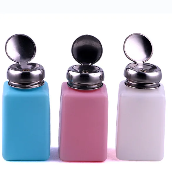 무작위 컬러 EFD 유체 디스펜서 100ML/200ML/250ML 용매 플라스틱 알코올 병 납땜 청소용|bottle bottle ...