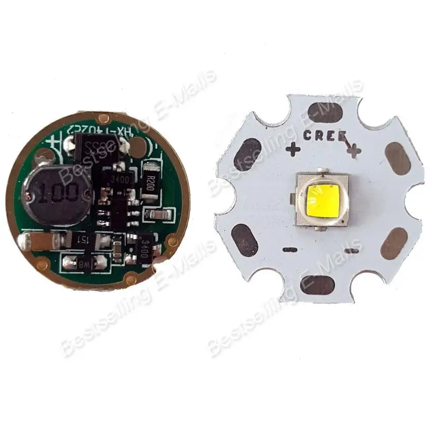 Cree Xm-l2 L2 10w Led Emitter Mounted On 20mm Pcb Xml2 Led With 3-18v ...