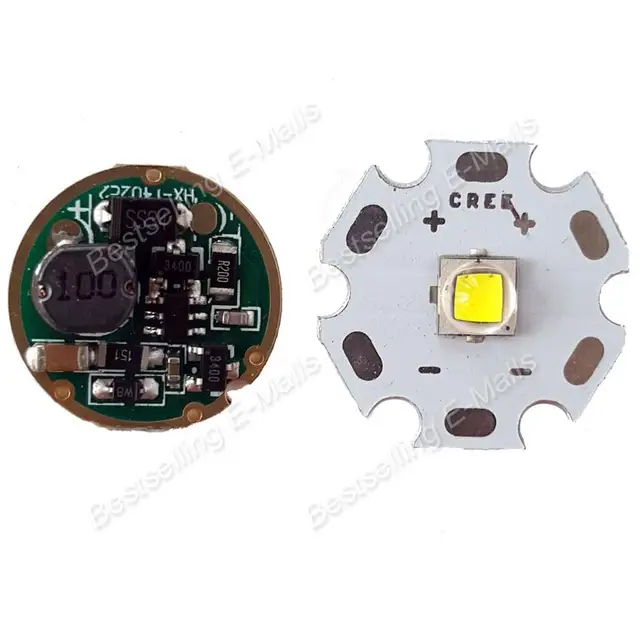 Cree XM L2 L2 10W LED Emitter mounted on 20mm PCB XML2 LED with 3 18V ...