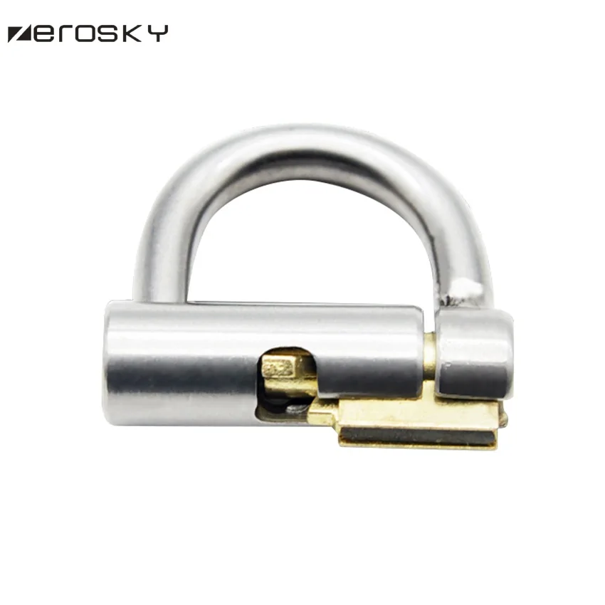 Zerosky Titanium D Ring PA Lock Glans Piercing Male Chastity Device ...