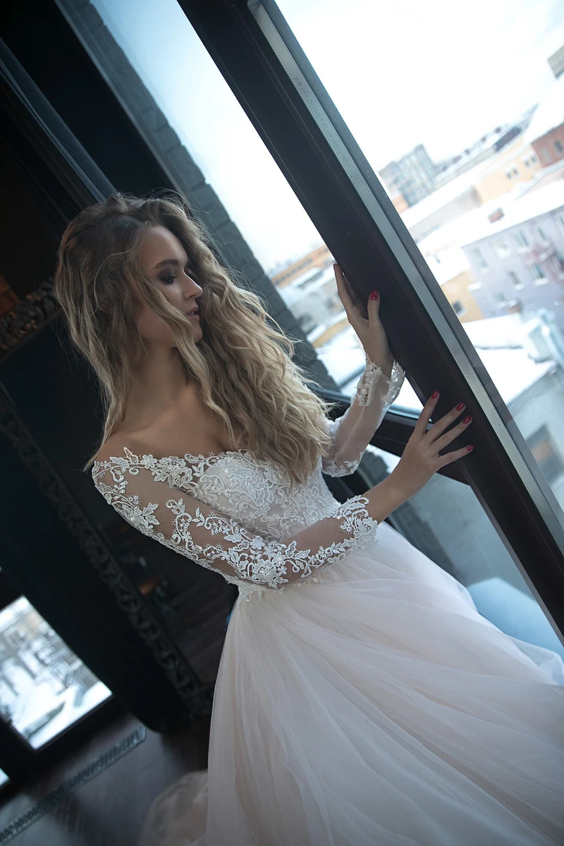 Свадебные платья, аппликации из Кружева Vestido De Noiva с открытыми ...