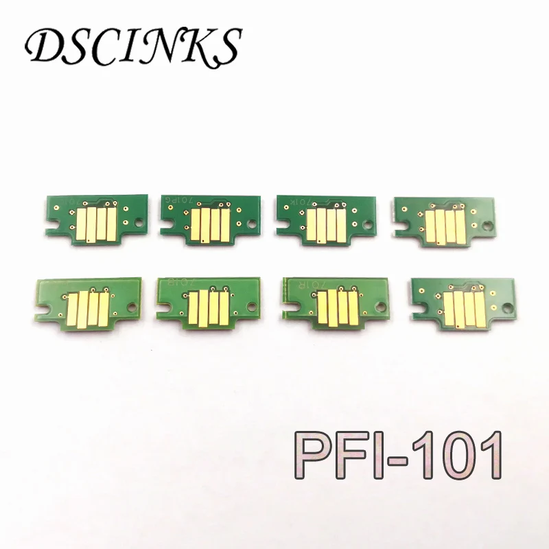 8 PCS PFI 101 Ink Cartridge Chip for Canon IPF6000S IPF 6000S IPF 6000S ...