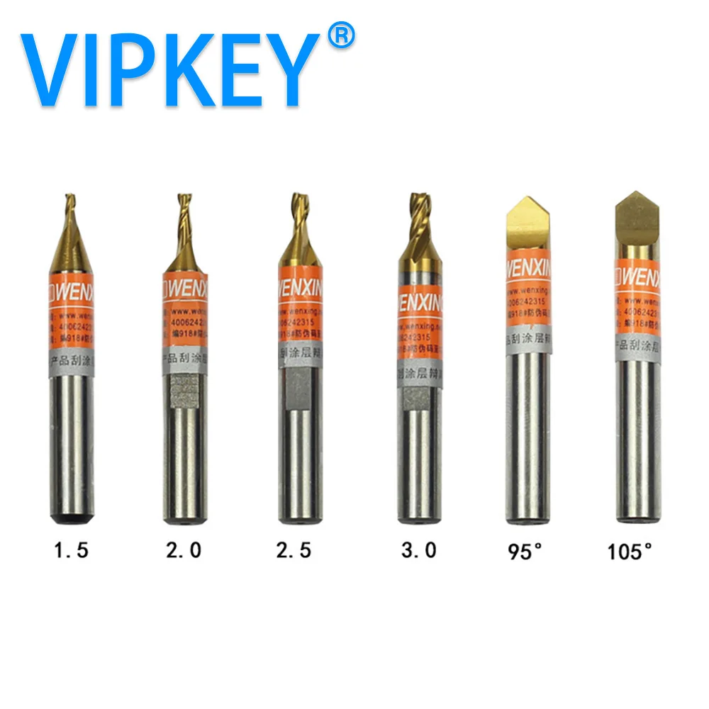 Key End Milling Cutter Twist Drill Bit For Wenxing Key Cutting Machine ...