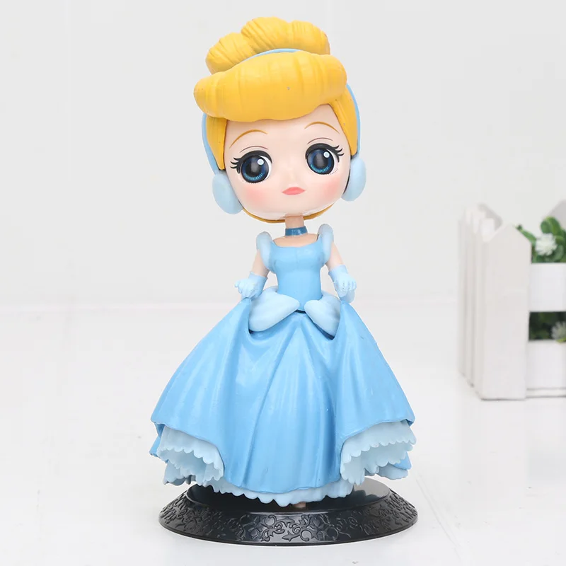 Q Posket Princess Doll Snow White Rapunzel Ariel mulan Cinderella Belle ...