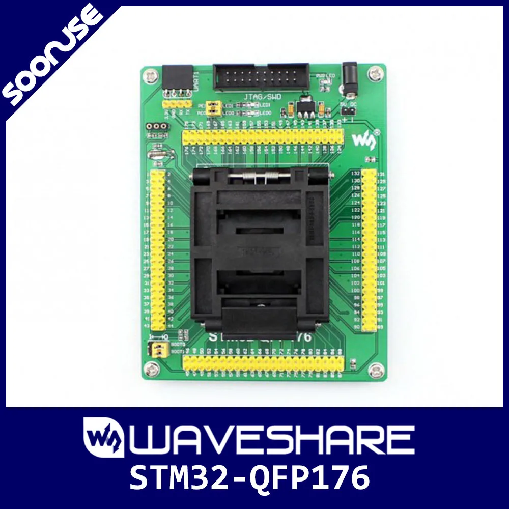 STM32 QFP176, LQFP176 0.5mm Pitch Yamaichi IC51 1764 1505 5 Designed ...