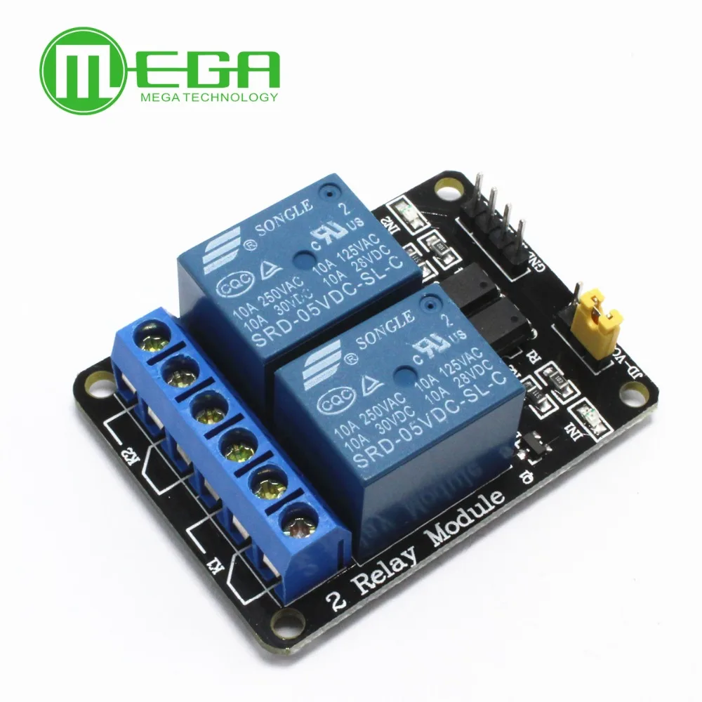 With Optocoupler 2 Channel 2-channel Relay Modules Relay Control Panel ...