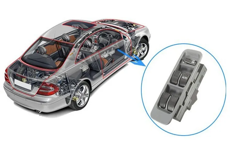 Переключатель Стеклоподъемника GV2S-66-350A для Mazda 6 переключатель ...