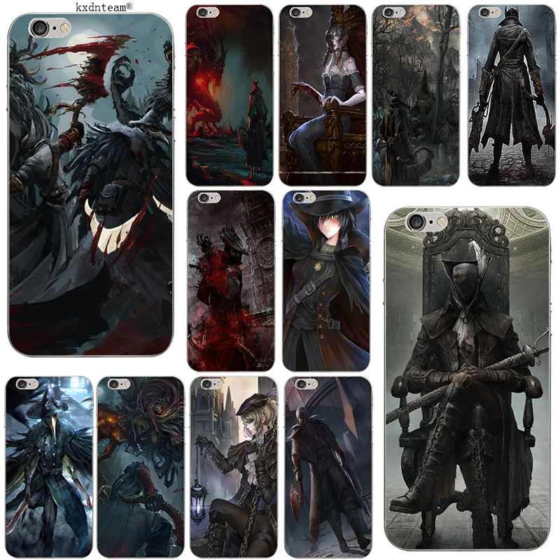 Fashionable Bloodborne Games Soft TPU Silicon Phone Case Transparent ...