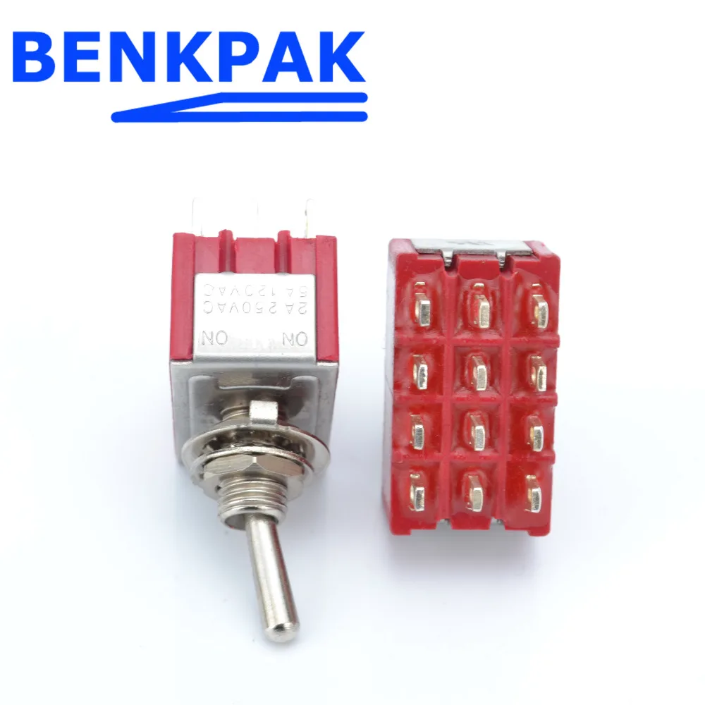12 pins mini toggle switch ON ON-in Switches from Lights & Lighting on ...