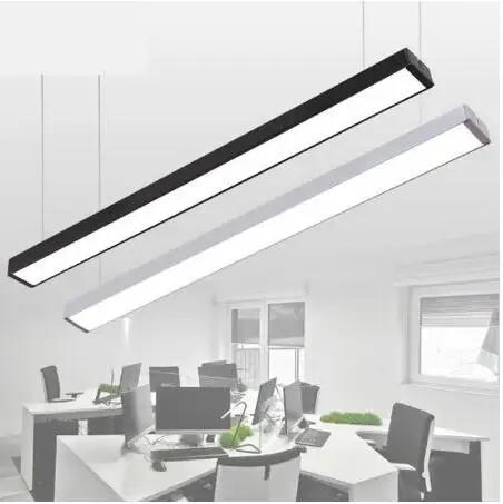 LED-Office-Lighting-Office-Droplight-Gymnasium-Strip-Hanging-Wire-Lamps ...