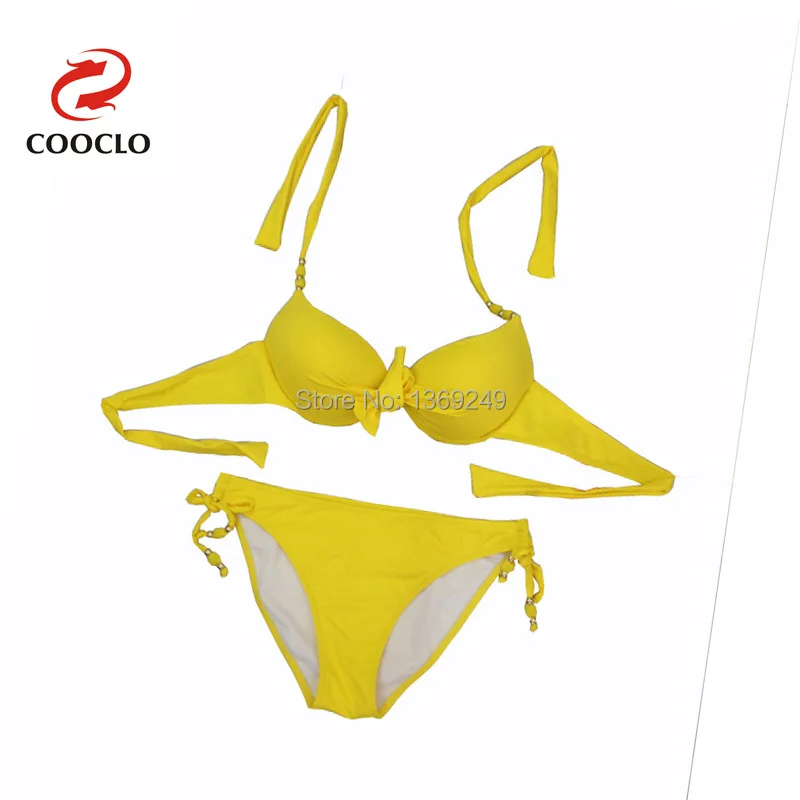 Sexy Girl Bandeau Top Bikini Set Sling Bikini Swimsuit In Bikinis Set