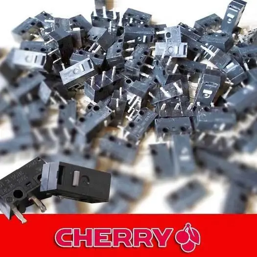 2Pcs Cherry DG2 T85 MICRO SWITCH 3PIN PLUNGER 0.74N For AP.PLE G3 G4 G5 ...