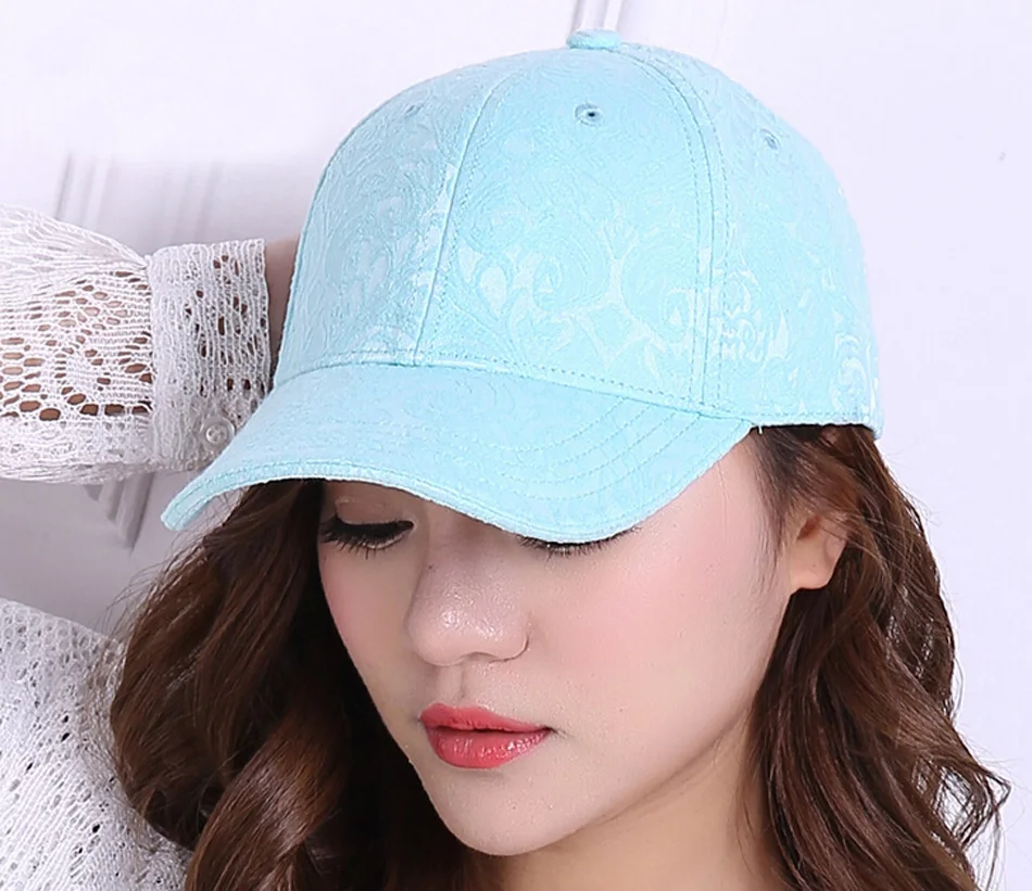 10pcs Lot Fine Womens Flower Jacquard Baseball Cap 2017 Designer Ladies 10pcs Lot Fine Womens Flower Jacquard Baseball Cap 2017 Designer Ladies