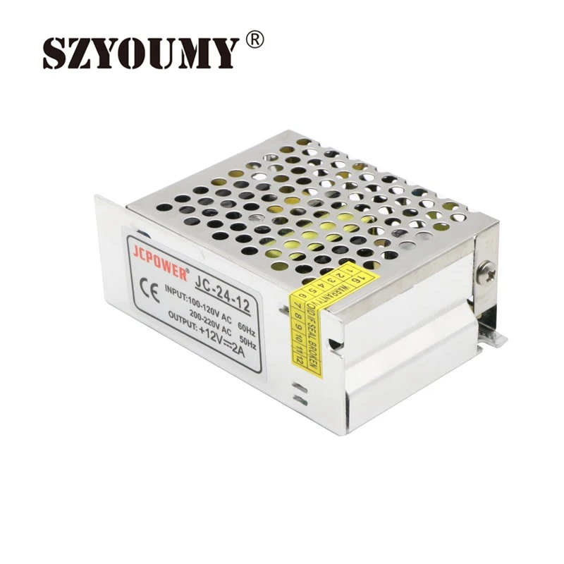 Szyoumy 2a 12v Lighting Transformer Small Volume Single 12 Volt Output ...